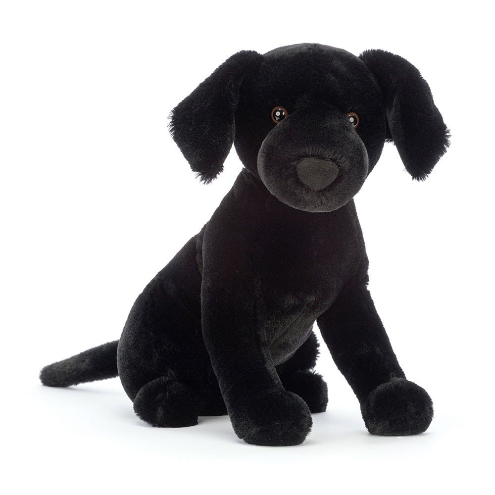 Black labrador plush toy store